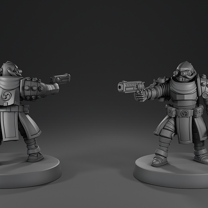 3D Printable Araashi Scout - Loadout 1 by Beyond Space