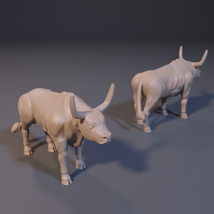 3D Printable Ox Cart by Steam Tatsu