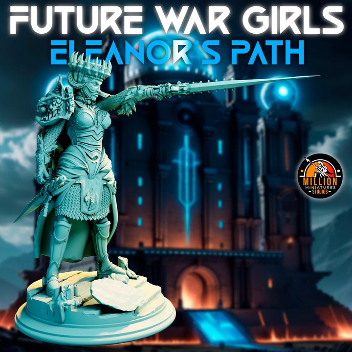 3D Printable Eleanor Thunderlynx 32mm & 75mm - Core Model With Helmet ...