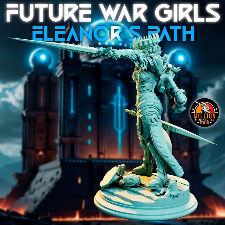 3D Printable Eleanor Thunderlynx 32mm & 75mm - Core Model With Helmet ...