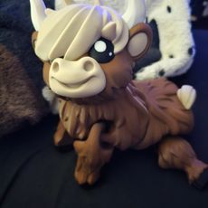 3D Printable Flexi Highland Cow STL and 3MF by ArtFlex