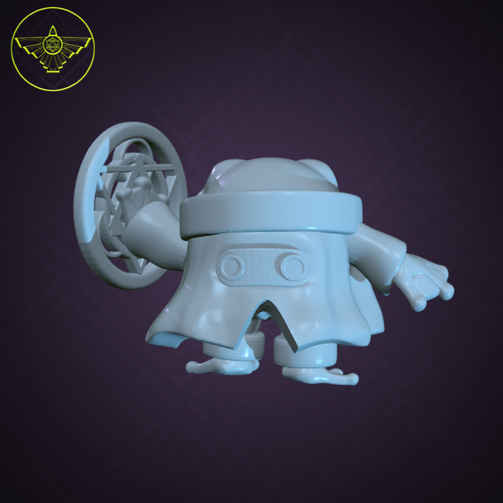 3D Printable Vizlo, Frogfolk Sorcerer by Art Crow Tabletop