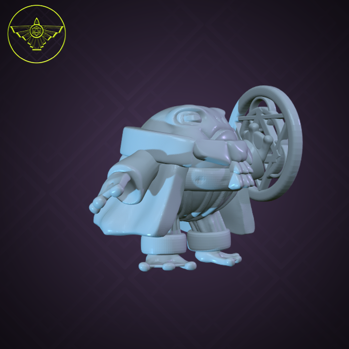 3D Printable Vizlo, Frogfolk Sorcerer by Art Crow Tabletop