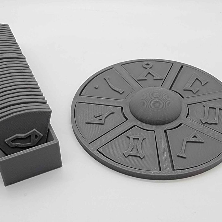 3D Printable Stargate Address Set by Schnell