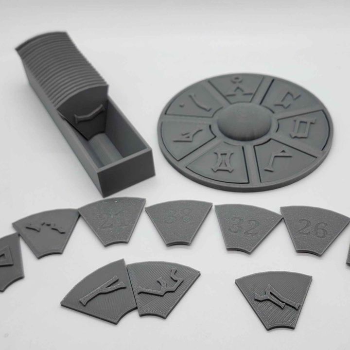 3D Printable Stargate Address Set by Schnell