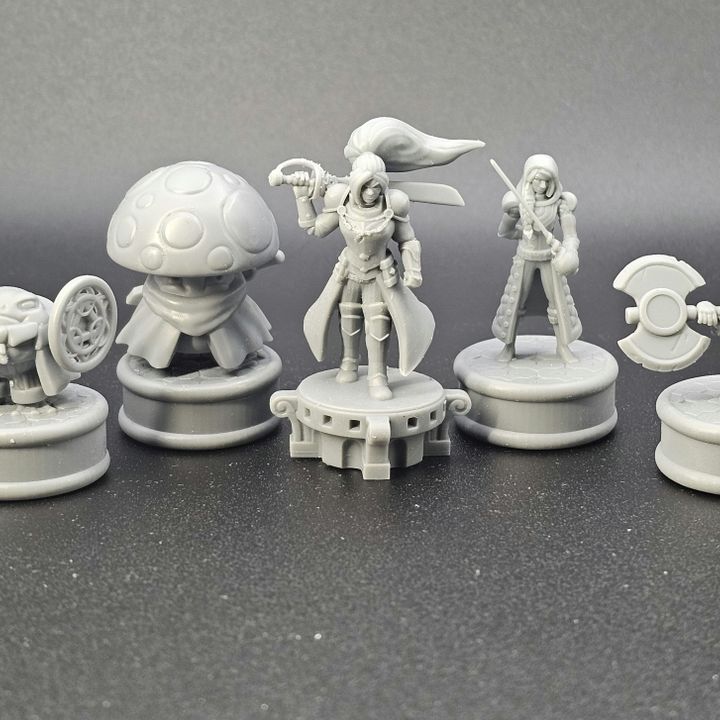 3D Printable The Sky Splitters Adventuring Party by Art Crow Tabletop