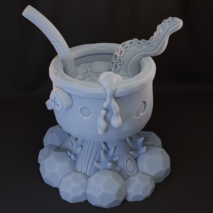 3D Printable Brewing Pot by The Cackling Kobold Company