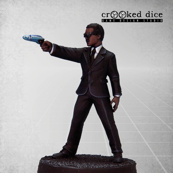 3D Printable Blacklight Agent B by Karl Perrotton