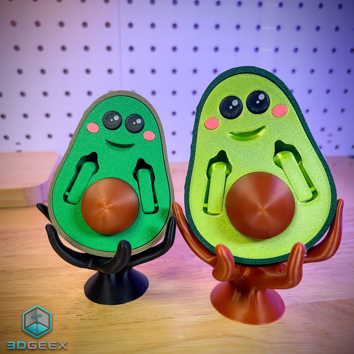 3D Printable Bad Avocado by 3DGeex