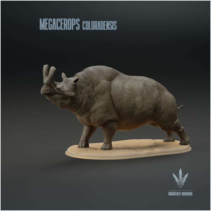 3D Printable Megacerops coloradensis : The Large-horned Face by ...
