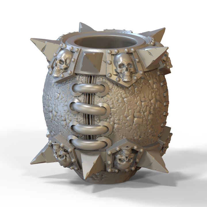 3D Printable BALL DICE CUP by Fran Cantos Designs