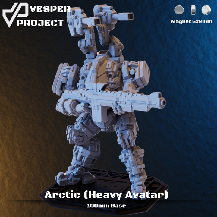 3D Printable Arctic Heavy Avatar by Vesper Project