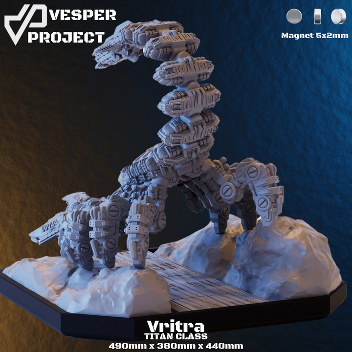 3D Printable Vritra (Whole not Sliced) by Vesper Project