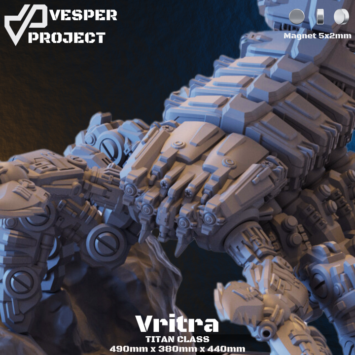 3D Printable Vritra (Whole not Sliced) by Vesper Project