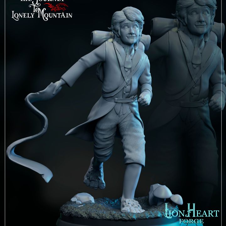3D Printable hobbit (Bilb) by Lion Heart Forge