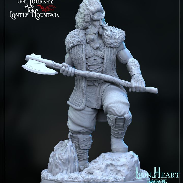 3D Printable human warrior by Lion Heart Forge