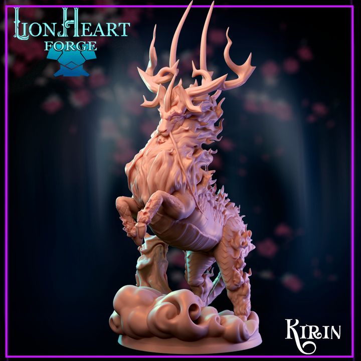 3D Printable Kirin by Lion Heart Forge