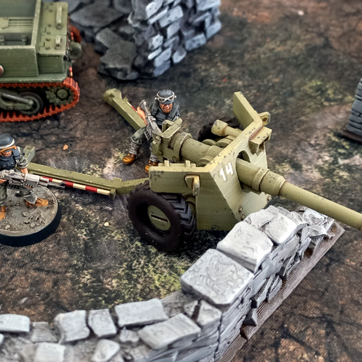 3D Printable Towed Guns - 3D Printable for 28mm Wargames by Tabletop ...