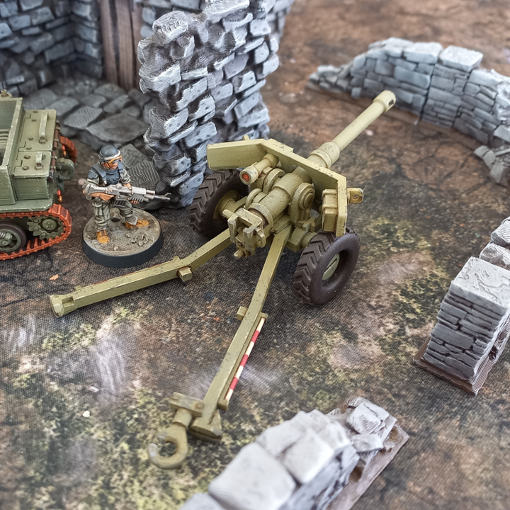 3D Printable Towed Guns - 3D Printable for 28mm Wargames by Tabletop ...