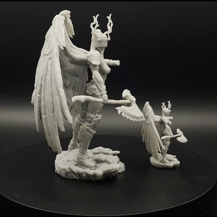 3D Printable Ingrid Ravenson 32mm&75mm - Core Model with Helmet (NSFW ...