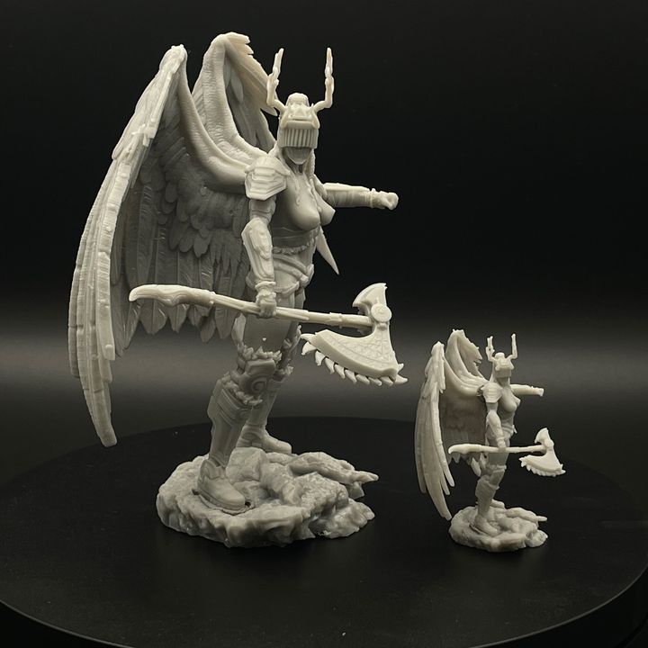 3D Printable Ingrid Ravenson 32mm&75mm - Core Model with Helmet (NSFW ...