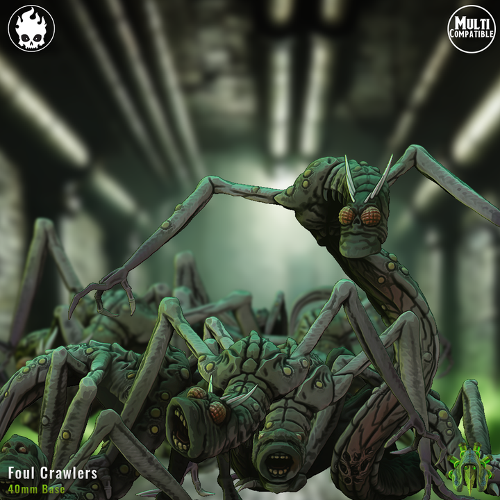 3D Printable Slithering Horrors STL Bundle by Fleshcraft Studio