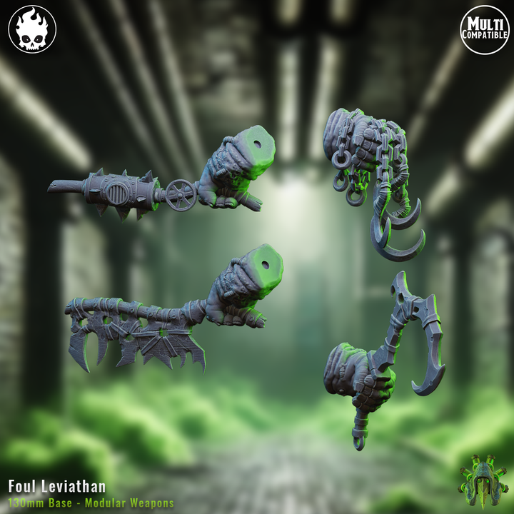 3D Printable Slithering Horrors STL Bundle by Fleshcraft Studio