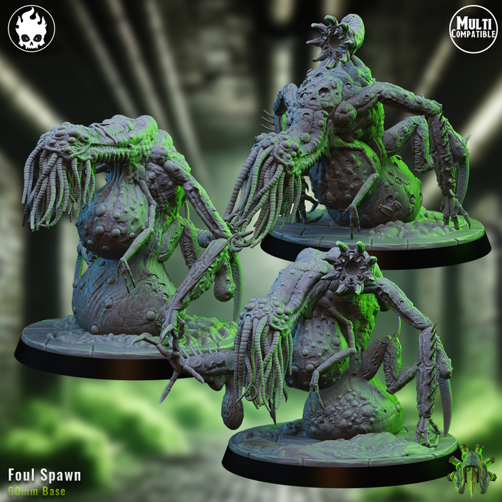 3D Printable Slithering Horrors STL Bundle by Fleshcraft Studio