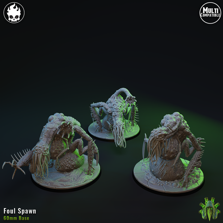 3D Printable Slithering Horrors STL Bundle by Fleshcraft Studio