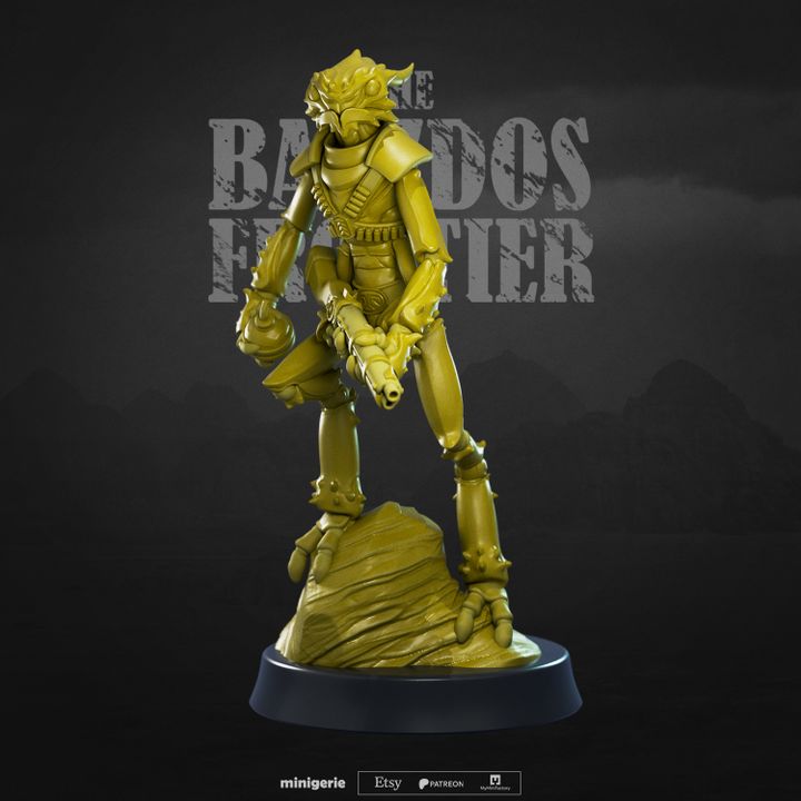 3D Printable Ktix - Chitinoid Rifleman - DnD Miniature for Tabletop ...