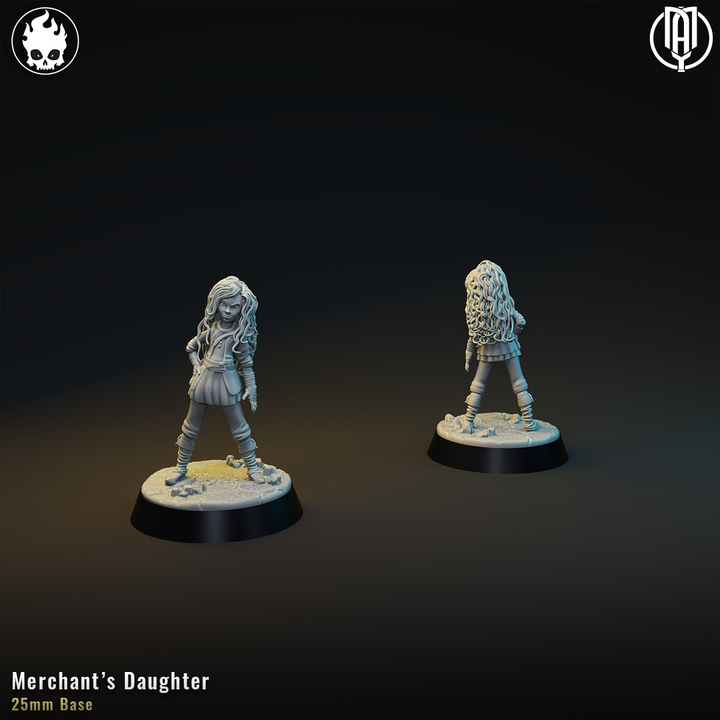 3D Printable Merchant's Daughter by NPC Forge