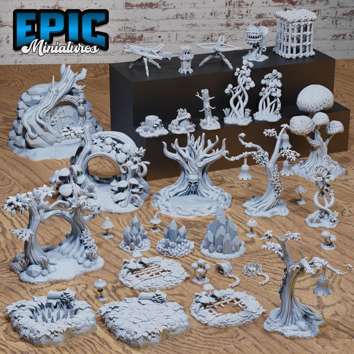 3D Printable Old Fables Set / Magical Creatures Collection / Fey ...