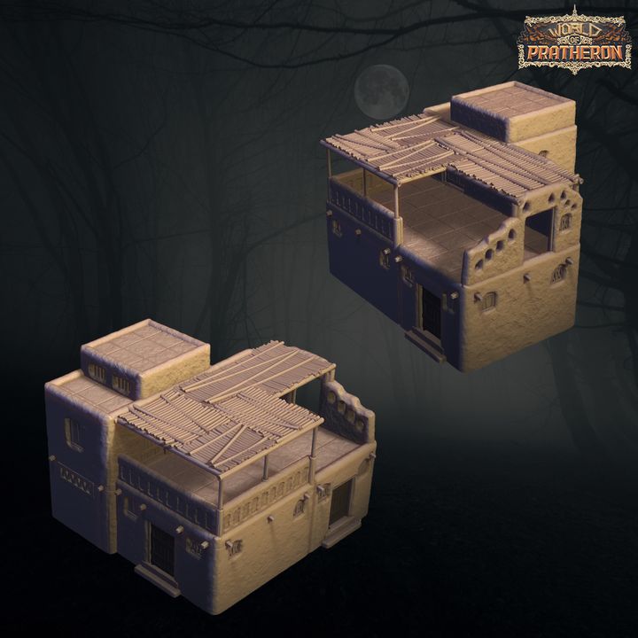 3D Printable Ancient city of the great pharaohs 2 - General House 1 by ...