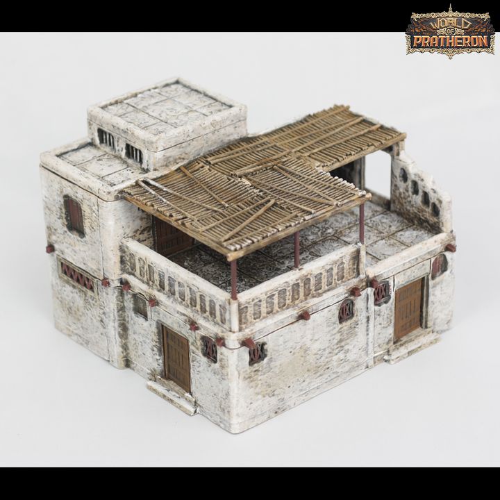 3D Printable Ancient city of the great pharaohs 2 - General House 1 by ...