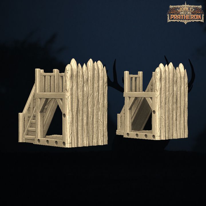 3D Printable Old Wild Western Rush2 - Fort (Modular) by World of Pratheron