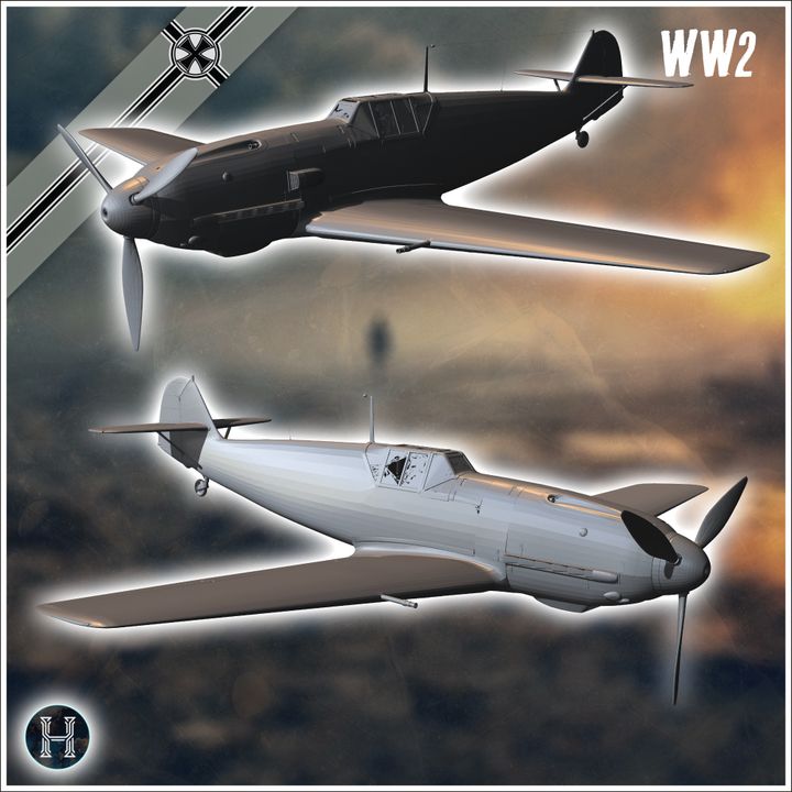 3D Printable World War II aircrafts pack No. 1 - World War Two Second ...