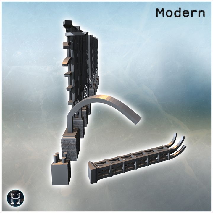 3D Printable German Mammut long-range surveillance radar system, with ...