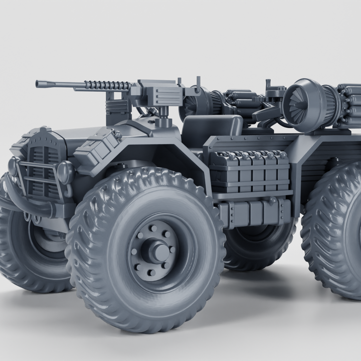 3D Printable Camionetta Desertica AS-43 (Italy, WW2) converted to ...