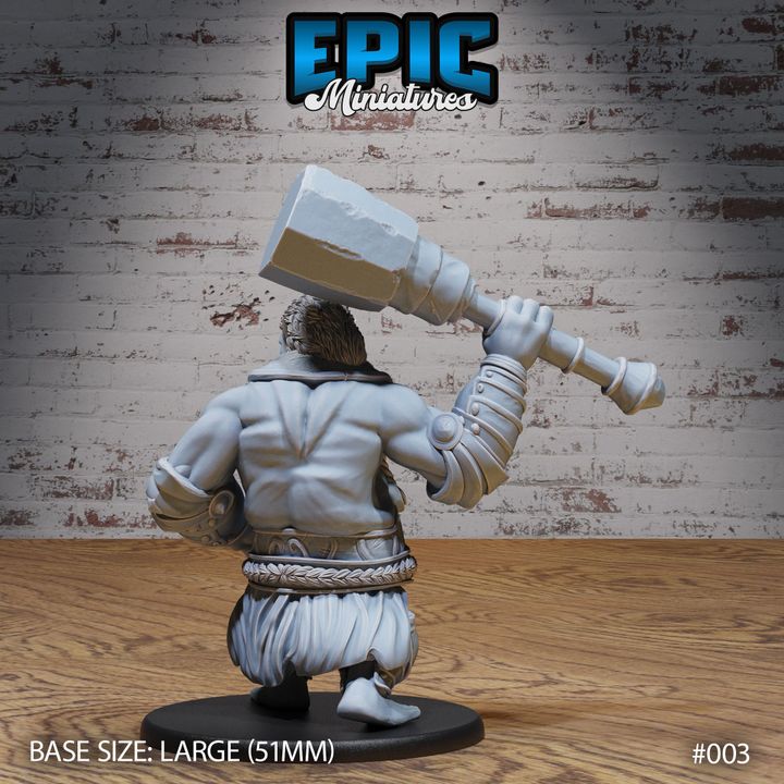 3D Printable Half Troll Set / Evil Ogre / Male Cave Beast / Forest ...