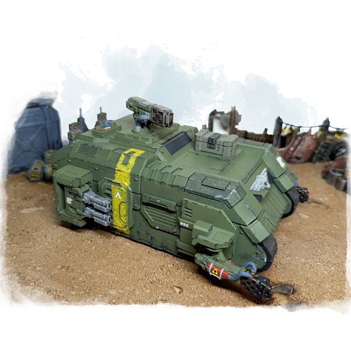 3D Printable Astral Combat Carrier | Modular Tank / Model Storage by ...