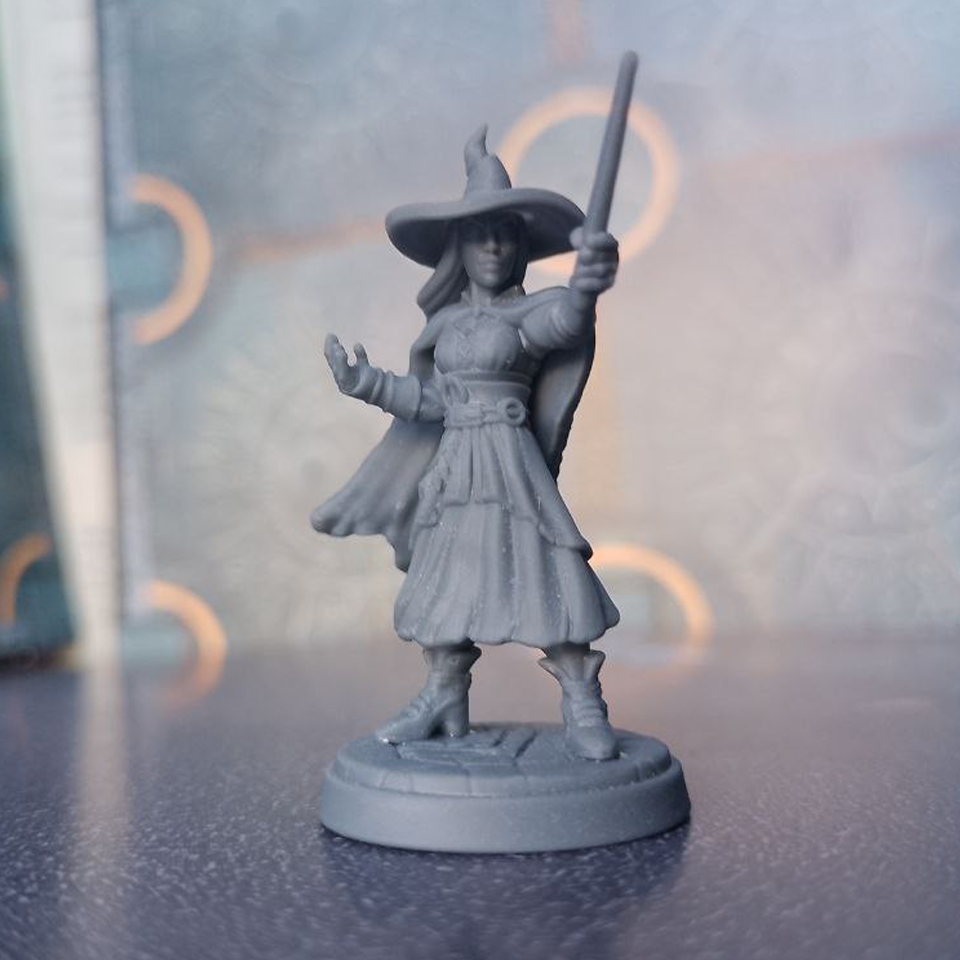 3D Printable Tasha the Witch by Zio