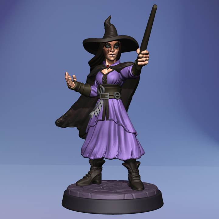 3D Printable Tasha the Witch by Zio