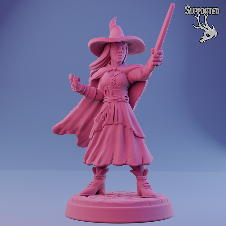 3D Printable Tasha the Witch by Zio