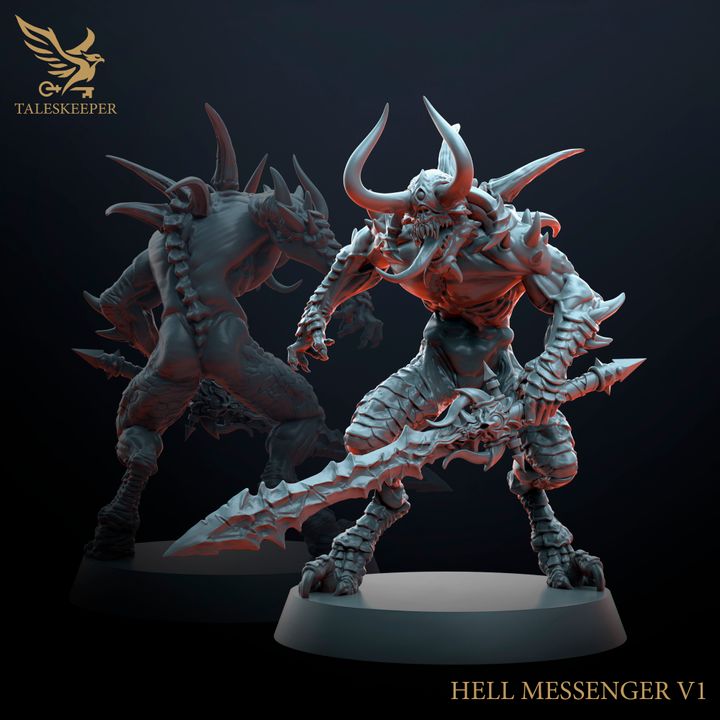 3D Printable HELL MESSENGERS (July) by Tales Keeper