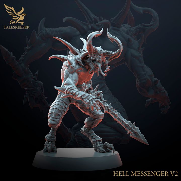 3D Printable HELL MESSENGERS (July) by Tales Keeper