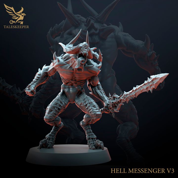 3D Printable HELL MESSENGERS (July) by Tales Keeper