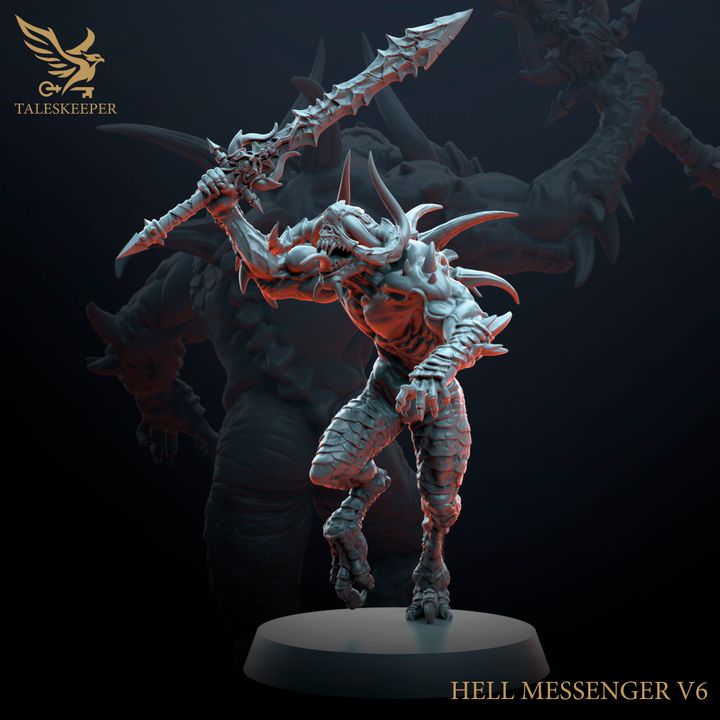 3D Printable HELL MESSENGERS (July) by Tales Keeper