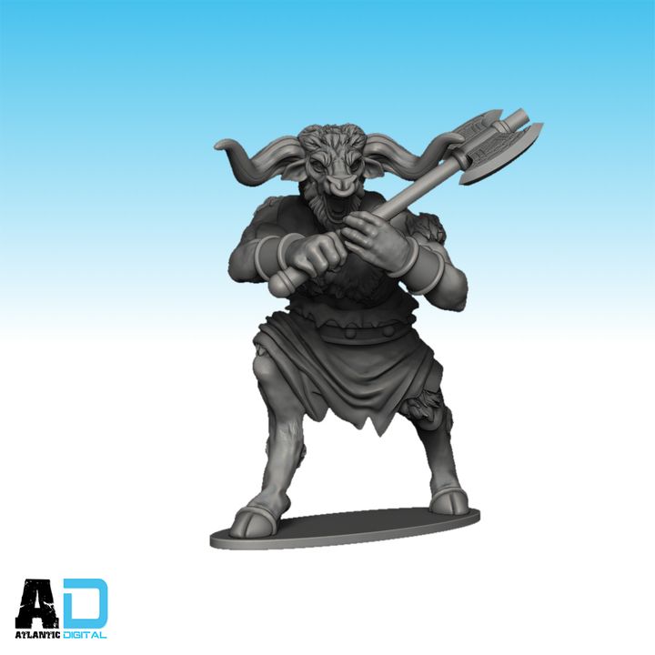 3D Printable Minotaur by Wargames Atlantic