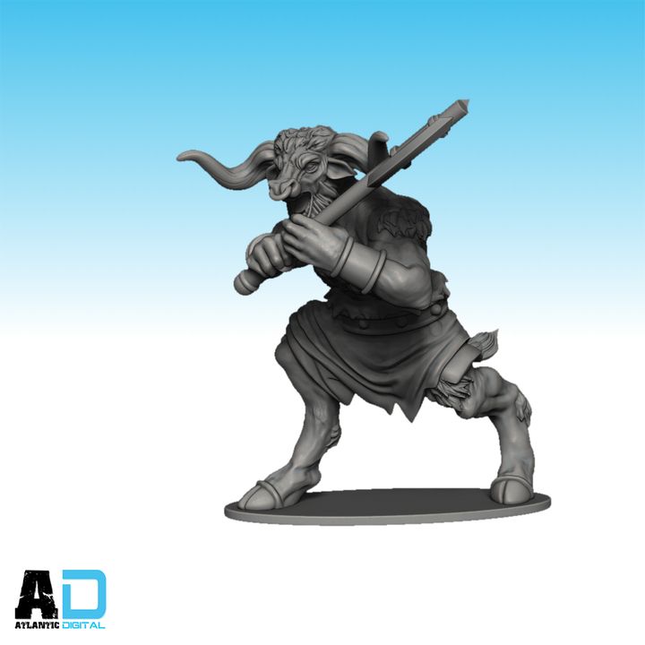 3D Printable Minotaur by Wargames Atlantic