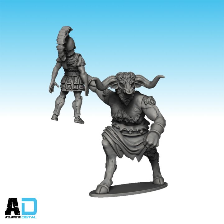 3D Printable Minotaur by Wargames Atlantic